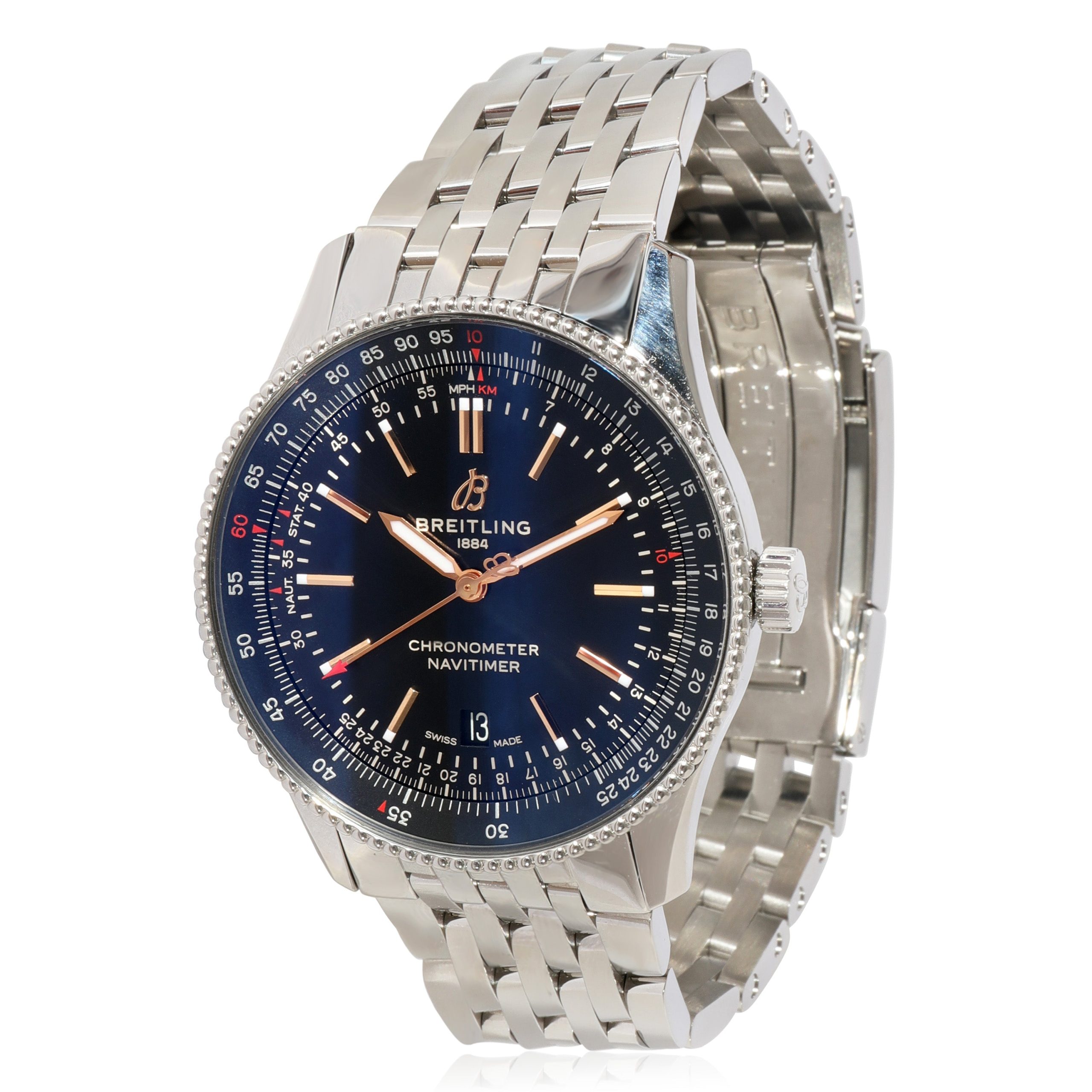 Breitling Navitimer 41 A17326241B1A1 Men’s Watch in Stainless Steel ...