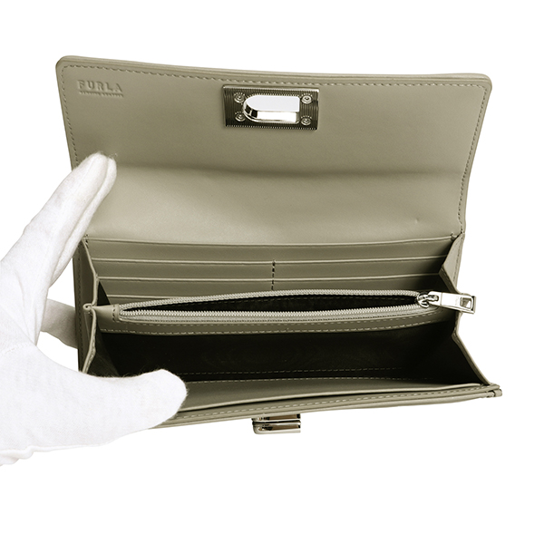 Furla Long Wallet 1927 Greige jUSTBAG Justbag.Net