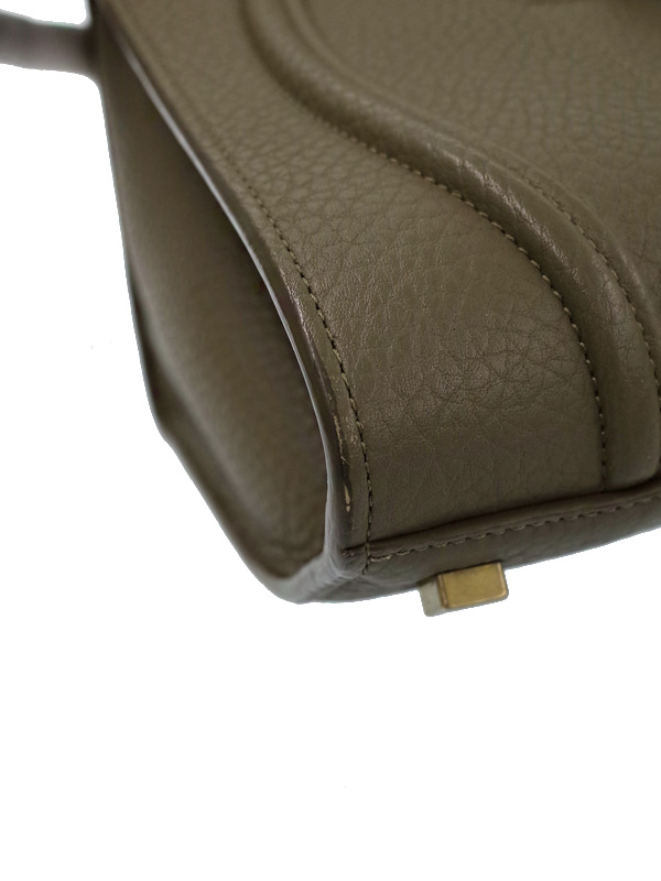 Celine Small Square Luggage Phantom Tote Greige jUSTBAG Justbag.Net