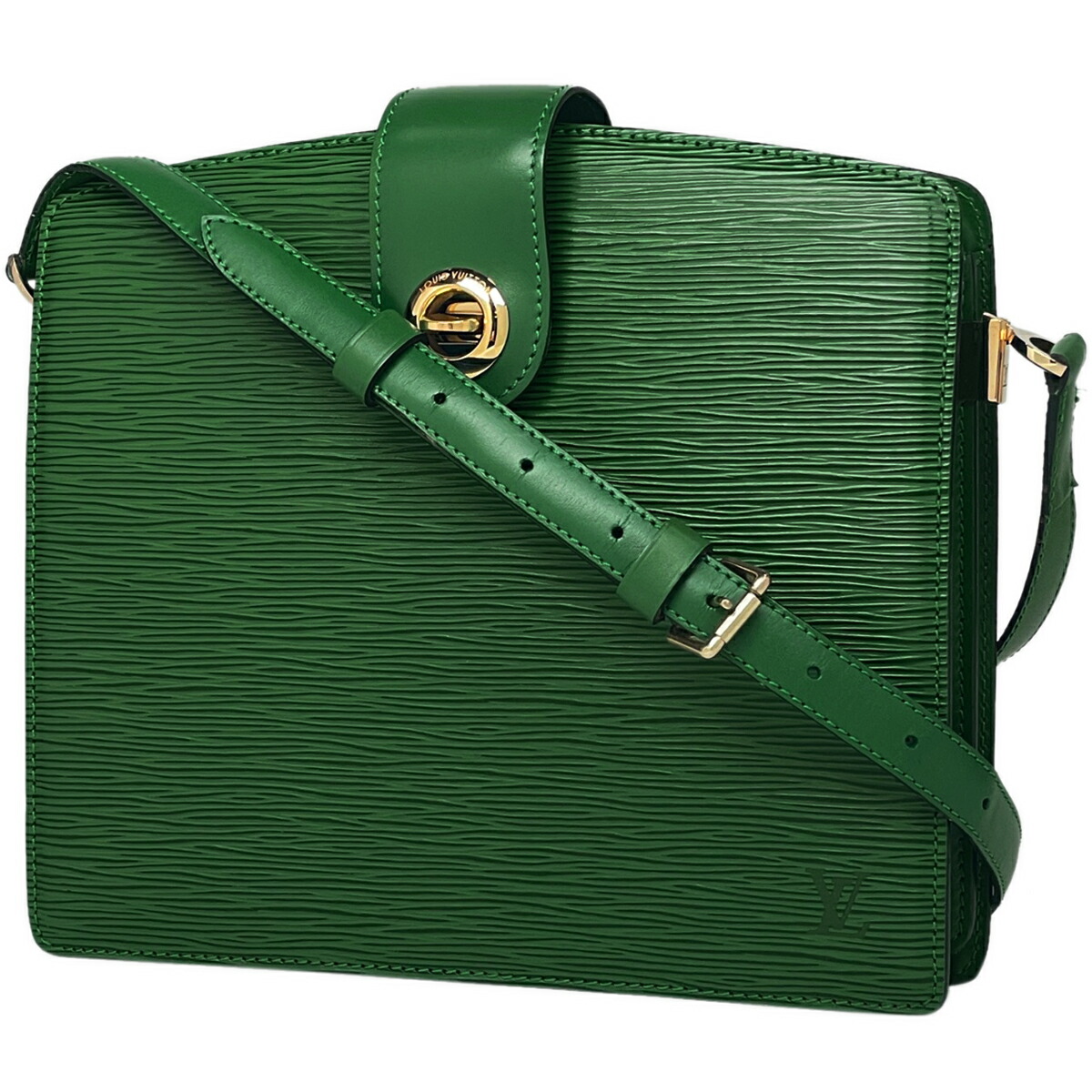 Louis Vuitton Capuchin Shoulder Bag Epi Borneo Green jUSTBAG Justbag.Net