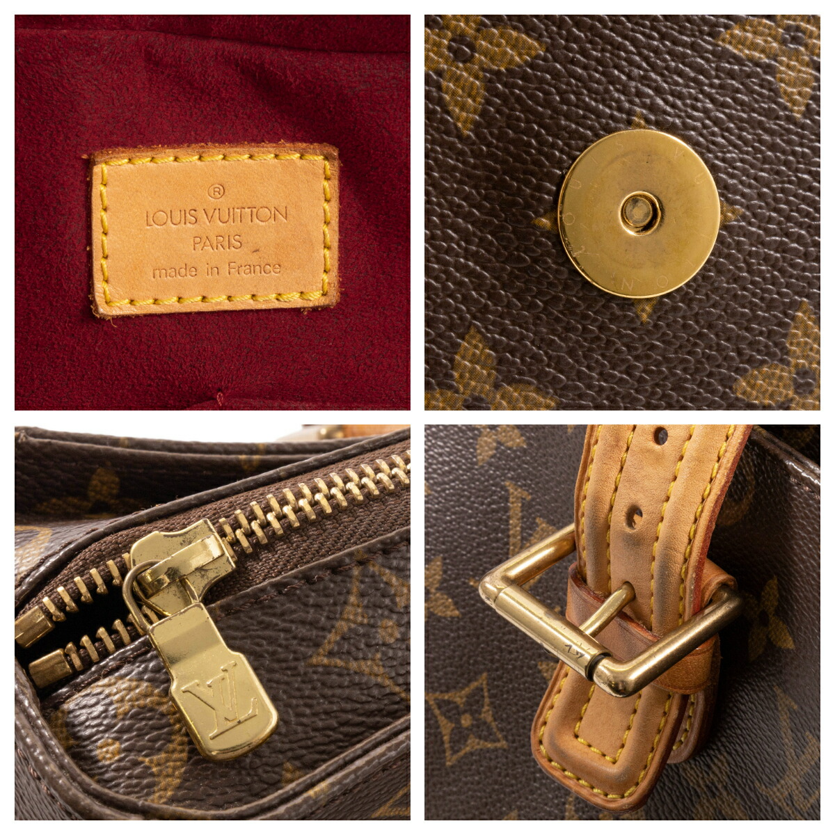 Louis Vuitton Multiply Cité Handbag Tote Bag Monogram Canvas Leather ...