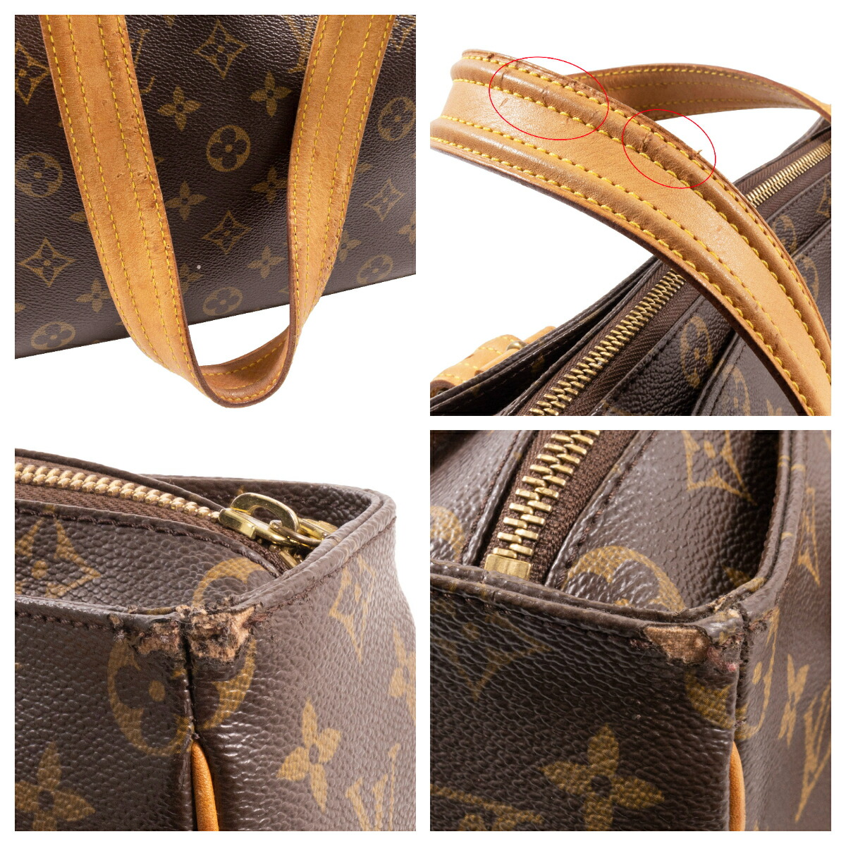 Louis Vuitton Multiply Cité Handbag Tote Bag Monogram Canvas Leather ...