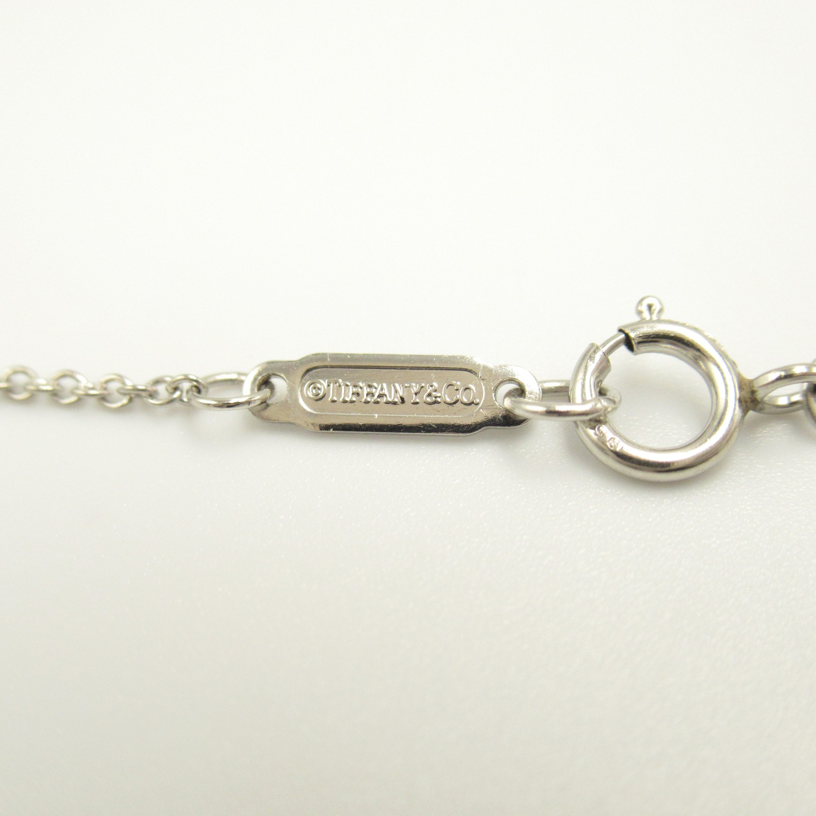 Tiffany Papillon Diamond Necklace Pt950 Platinum Clear jUSTBAG Justbag.Net